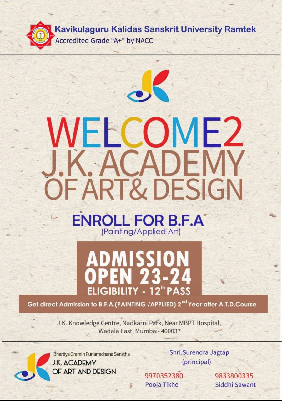 Bachelor of Fine Arts (Painting) | JK Degree College of Visual Art BFA MFA